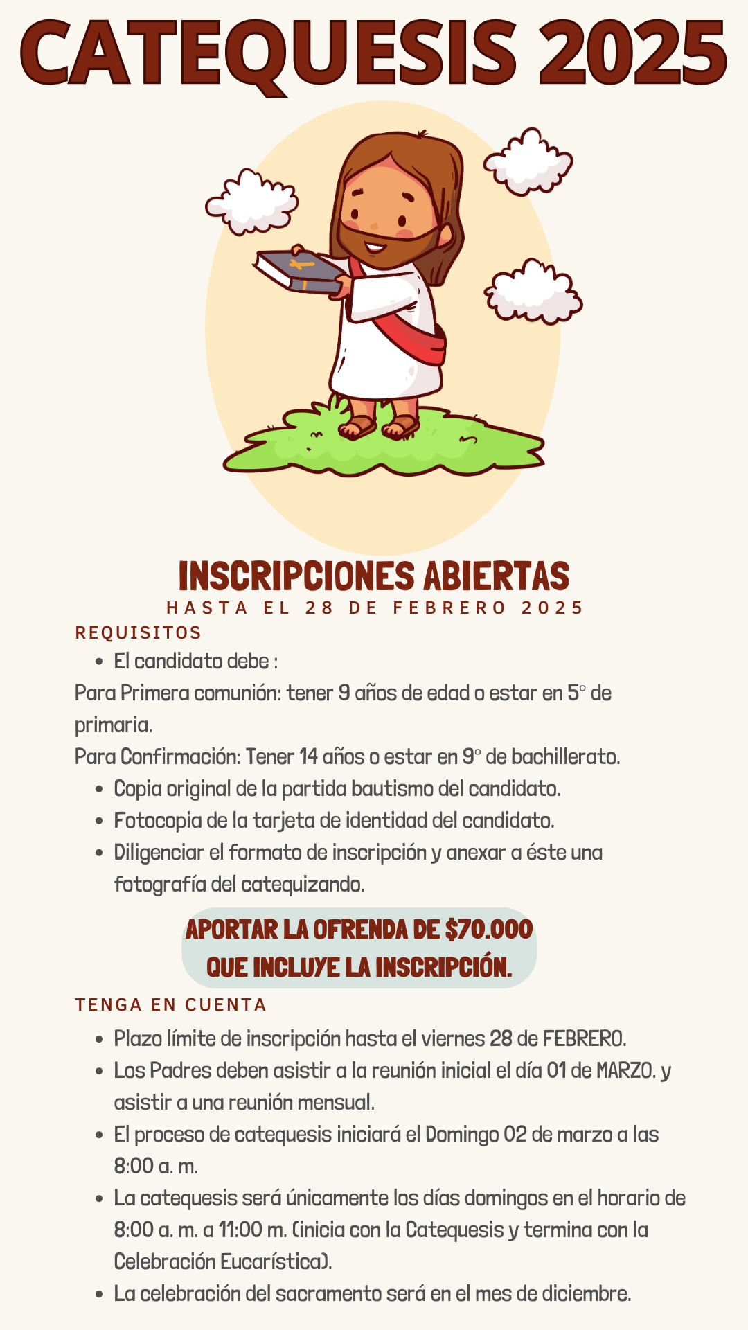 CATEQUESIS 2025 | Arquidiócesis de Bogotá